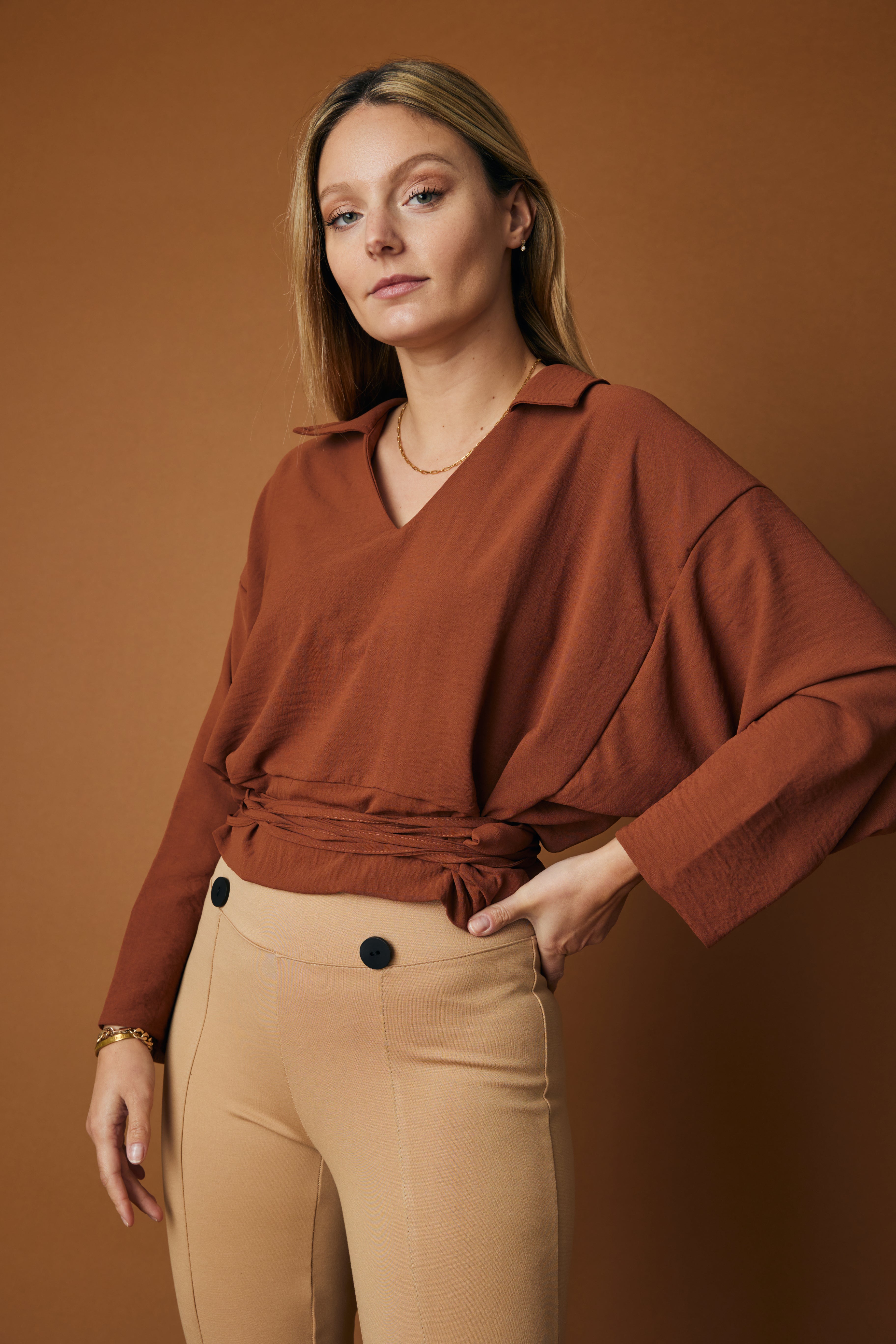 Blusa Mallorca Choco – Plastika